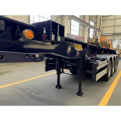 China Tipper Truck Trailers 2 King Pin HYVA Front Lift Hydraulic System for Heavy-Duty Hauling for sale