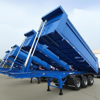 China 2 King Pin Dump Truck Trailers 1 Body Depth for Heavy Load Transportation Needs for sale