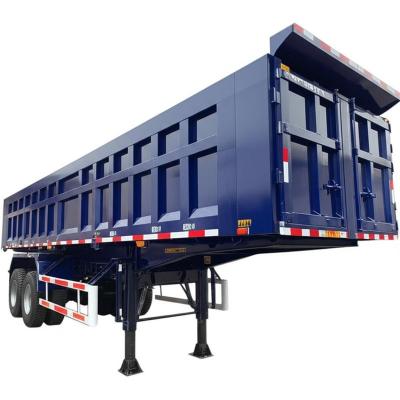 China Tipper Truck Trailers for Heavy Duty Construction Jobs Tipper Box Size 8700*2300*1600 Payload 000kg for sale