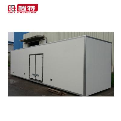 China 2 Wings Opening Hinged Door Refrigerated Truck Bodies for sale