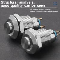 China Momentary Metal Push Button Switch 10MM 1NO High Head No LED Self-Reset Jog Switch Welding Foot for sale