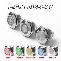 China Hot Selling  Waterproof Ultra Short Push Button Momentary 16mm Metal Push Button Switch Self-resetting for sale