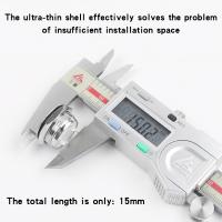 China 19mm IP67 Waterproof Aluminum 1NO Push Button Switch LED Light (2/3-Color) Silver/Black Shell 1A Max Current 24V Max Voltage for sale