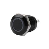 China 12v/24v/220v Waterproof Momentary Ring Light Aluminium Alloy Push Button IP65 Electronic Structure 3A Max. Current 250V Max. for sale