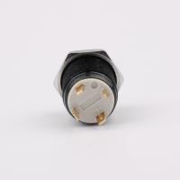China 12V/24V/220V Waterproof Momentary 1NO Push Button 12mm Aluminium Alloy Oxidation IP65 3A Max. Current 250V Electronic LED Ring for sale