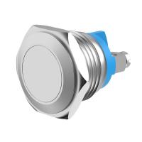 China 16MM Metal Push Button Switch No LED Self-Reset Momentary With Screw Foot Welding Foot High/Flat/Ball Head 1NO Jog Switch for sale