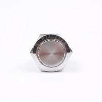 China HONGYE HYBD19-PS Dia 19mm Stainless Steel Waterproof Push Button 3 Pin 1NO1NC IP65 Self-Locking Electronic Structure 250V LED for sale