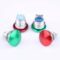 China 19mm Stainless Steel Electronic Momentary Switch Explosion Proof Mushroom Head Oxidation IP65 Level 250V Max Voltage 1NO 4A for sale