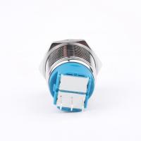China Self-Latching Stainless Steel Push Button Switch Waterproof IP66 IK09 22mm Max. Voltage 250v for sale