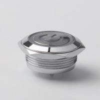 China Industrial 12 Volt Momentary Power Switch 22mm Illuminated Metal Push Button 1NO Ring 4 Terminal IP67 CE for Max Voltage for sale