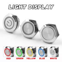 China 22mm Short Type Wired LED Momentary Switch 1No 1NC Switch Combination with Ring Illumination Max. Current 1A for sale
