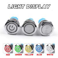 China Waterproof 22mm Metal Push Button Switch  Self-Relieving/self-locking 1NO1NC 2NO2NC Level Flat Head/High Head for sale