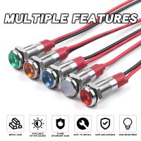 China 6mm Metal LED Indicator Lights High Brightness IP65 Rated Multi-Color Durable and Versatile for Equipment for sale