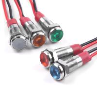China 6mm Metal LED Indicator Lights High Brightness IP65 Rated Multi-Color Durable and Versatile for Equipment for sale