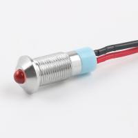 China HongYe HY-6MM-DDZ High Brightness 6MM LED Metal Indicator Light IP65 Waterproof Industrial Use Signal Panel Lamp 6V 12V 220V for sale