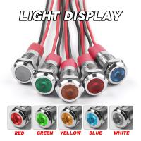 China 8mm Metal Power LED Indicator Lights IP65 IK08 Compatible with 3V 6V 12V 24V 110V 220V Durable and Versatile for sale