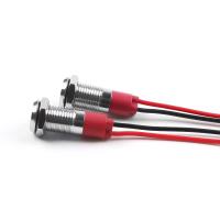 China 8mm Metal Power LED Indicator Lights IP65 IK08 Compatible with 3V 6V 12V 24V 110V 220V Durable and Versatile for sale