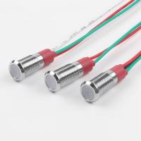 China 8mm Red Green BiColor LED Metal Indicator Light High Brightness 3V/6V/12V/24V Panel Mount for Industrial Use for sale