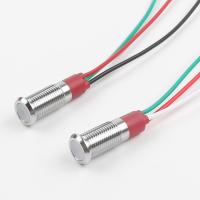 China 8mm Red Green BiColor LED Metal Indicator Light High Brightness 3V/6V/12V/24V Panel Mount for Industrial Use for sale