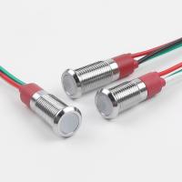 China 8mm Red Green BiColor LED Metal Indicator Light High Brightness 3V/6V/12V/24V Panel Mount for Industrial Use for sale