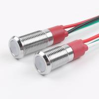 China 8mm Red Green BiColor LED Metal Indicator Light High Brightness 3V/6V/12V/24V Panel Mount for Industrial Use for sale