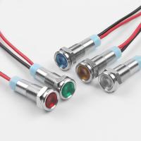 China 6mm Waterproof Metal LED Indicator Light Multi-Color (Red/Green/Yellow/Blue/White) for 6V/24V/220V Signal Lamp for sale