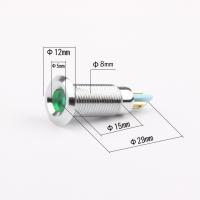 China 8mm Mini LED Indicator Lights Green/Blue/White for Equipment Pilot 6V12V24V36V48V110V220V 12V Equipment Indicator Lights for sale