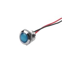 China 12mm Metal Indicator Light Spherical Short Style Waterproof Industrial Control Equipment CE Certified Soft LED Red Green Orange for sale
