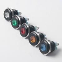 China 16mm Metal LED Indicator Light Multi-color Alumina Panel for Industrial Control Equipment 5V-220V for sale