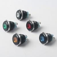 China 16mm Metal LED Indicator Light Multi-color Alumina Panel for Industrial Control Equipment 5V-220V for sale