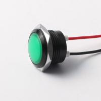 China 16mm Indicator Light Waterproof Five Colors Optional Oxidized Black Strip Line signal Light for sale