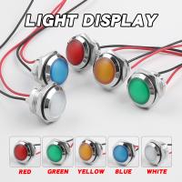 China HongYe HY-16MM-SJKDX Metal Indicator LED 16mm Signal Light Ball Head IP66 Waterproof Line Indicator Two-color Light 12v24v220v for sale