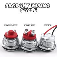 China 19mm Waterproof LED Signal Lamp Indicator Lights 12V 24V 110V 220V Industrial Source Metal Construction for sale