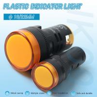 China 12V/24V/220V/280V LED Power Indicator AD16-16DS Universal Plastic Signal Light in Red Green Yellow Blue White Colors for sale