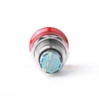 China 22mm 1NO1NC 3-Pin Stainless Steel 304 Emergency Stop Switch with Turn-Reset Feature Max Voltage 250V for sale