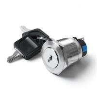 China 16mm/19mm/22mm Stainless Steel Metal Key Knob Button Self-Resetting Self-Locking IP65 Level Selector Switch for Home Appliances for sale