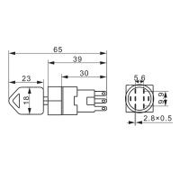 China 16mm Panel Mount Electronic Stainless Steel IP65 250V ON-OFF 2 Position 1NO1NC 3 Pin Latching Waterproof Rotary Head Switches for sale