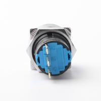 China 16mm Panel Mount Stainless Steel Selector Switch 250V Max. Voltage 2 Position 1NO1NC 3 Pin Latching Waterproof ON-OFF for sale