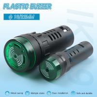 China Acousto-Visual Alarm LED Buzzer Switches 16mm & 22mm Push Buttons with Loud Intermittent Light Max. 20A Current IP65 Level for sale