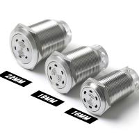 China 16MM 19MM 22MM IP65 Electronic Stainless Steel Metal Signal Buzzer with LED Intermittent Alarm Flashing Screw Terminal for sale
