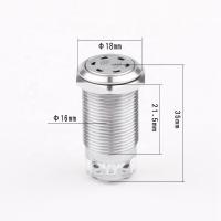 China 16mm Stainless Steel LED Waterproof Metal Buzzer 12V/24V/5V Screw Terminal Terminal Electronic Structure IP65 24V Max Voltage for sale
