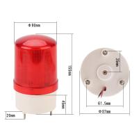 China LTE-110J Professional Lighting 12V/24V/220V LED Red Green Yellow Revolving Warning Light for sale