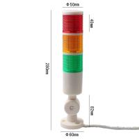 China Professional 3-Layer Industrial LED Signal Tower Alarm Light Multilayer Stack Caution Lamp for Machinery for sale