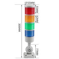 China HY Series Professional Lighting 4-Layer LED Sound Light Alarm Machine Tool Failure Indicator Red Yellow Green Blue Multi-Colors for sale