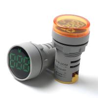 China YZ High Precision Mini Digital Ampere Meter AD16-22VM 22mm Panel Meter AC50-500V for 24V 220V 380V Operating Temp -20~+55 for sale