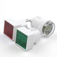 China European Standard Small Panel Meters Digital LED Display Indicator with Universal Square Plug Voltmeter for sale