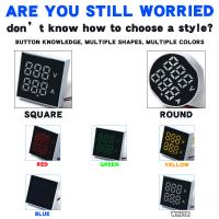 China Dual Display LED Voltmeter and Ammeter Panel Meters with Small Digital Indicators AD112-50 Type for sale