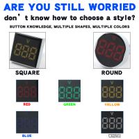 China YZ LED Voltmeter Digital Indicator Single Display Panel Meter AD112-50 AC60-500V 1% Accuracy Large Display Small for sale