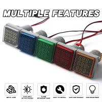 China Mini LED Digital Indicator Light AD16-22 Three Display Meter for Voltage Current Hertz Panel Meters for sale