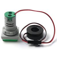 China Mini LED Digital Indicator Light AD16-22 Three Display Meter for Voltage Current Hertz Panel Meters for sale